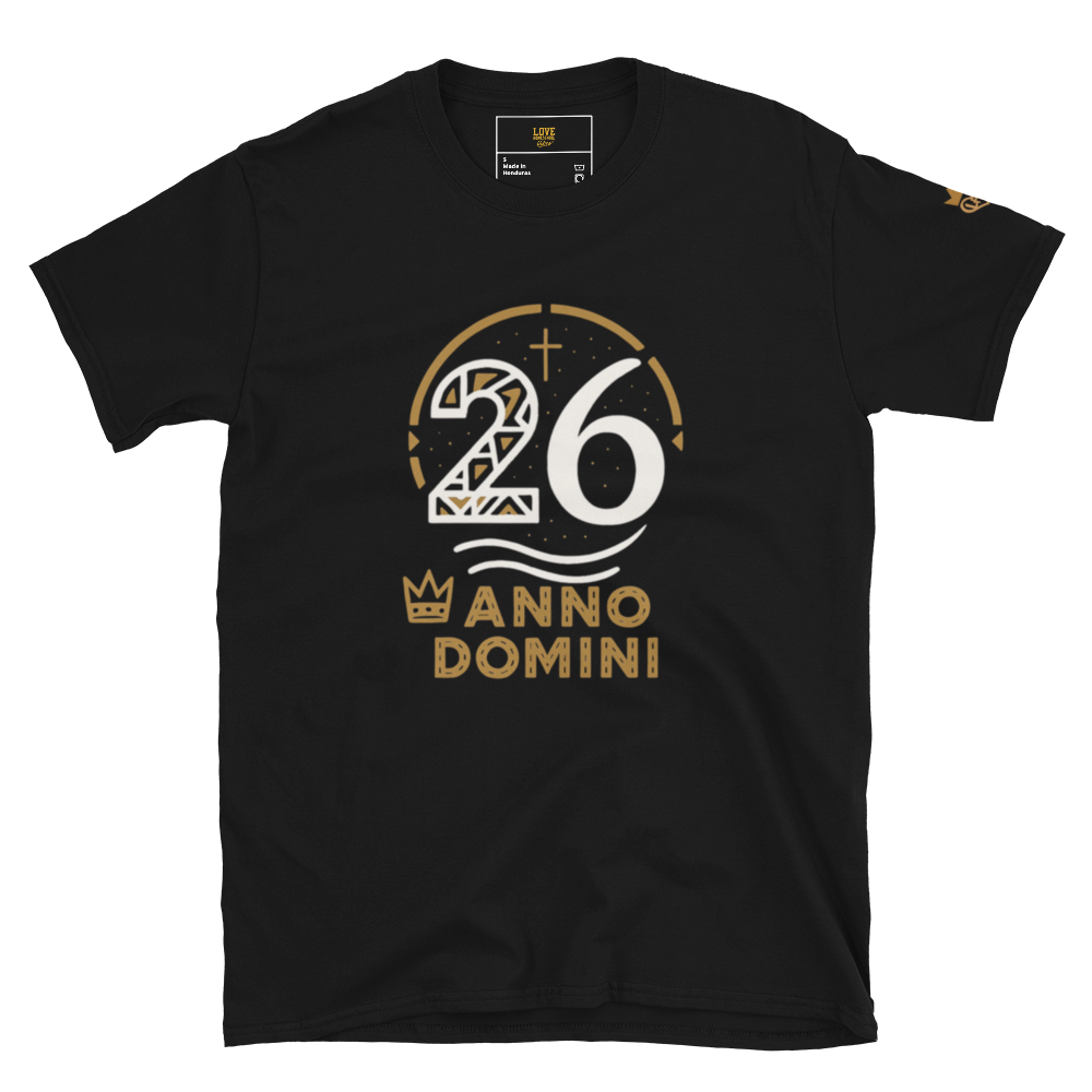 Anno Domini 26 T-Shirt Edition (Black) | New Year 2026 by LHV – Love ...